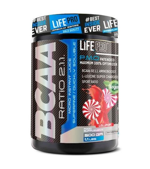 LIFE PRO- BCAA 2:1:1 ( 500 g ) - Powerhousevalencia.com